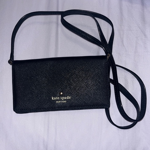 kate spade | Bags | Kate Spade Purse Wallet Black Leather | Poshmark